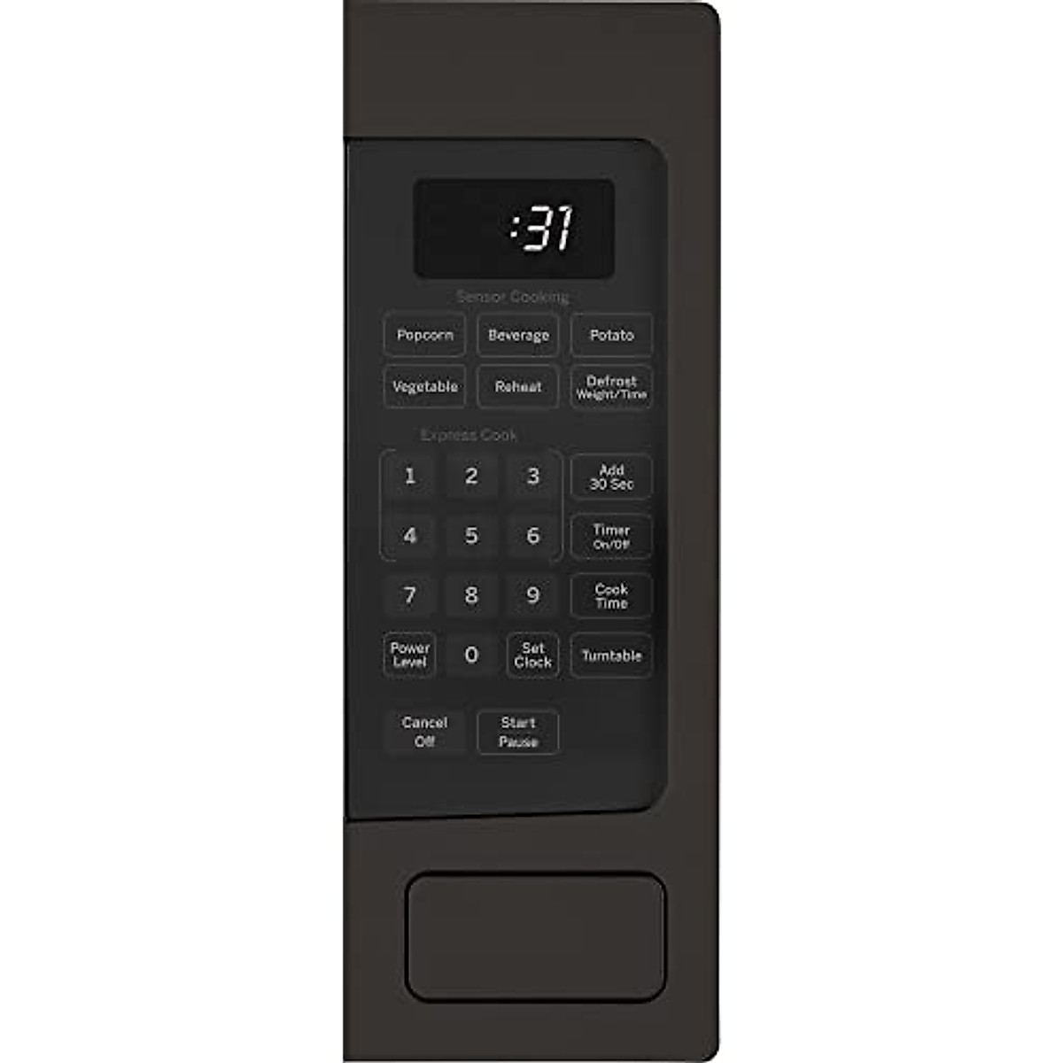 GE Profile PEM31DFBB 24" 1.1 cu. ft. Capacity counter top Microwave Oven in Black