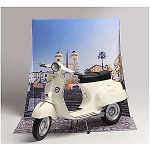 Italeri 4633 510104633-1:9 Vespa 125" Primavera, Model Building, Construction kit, Stand Model Making, Crafts, Hobbies, Gluing, Plastic kit, unpainted