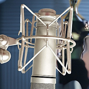 Boseen Universal Elastic Bands Replacement, Anti-Aging Rubber Ring for Microphone Shock Mount Holder Clamp Clip, Set of 4 (Gray)