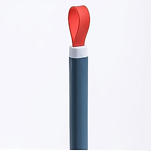 SAAKO Silicone Toilet Bowl Brush Plastic Toilet Brush Home Bathroom Toilet Cleaner Brush with Vent Holder for Bathroom Accessories