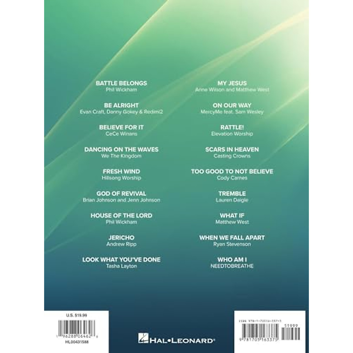 Top Christian Hits of 2021-2022: 18 Inspirational Songs Arranged for Piano/Vocal/Guitar