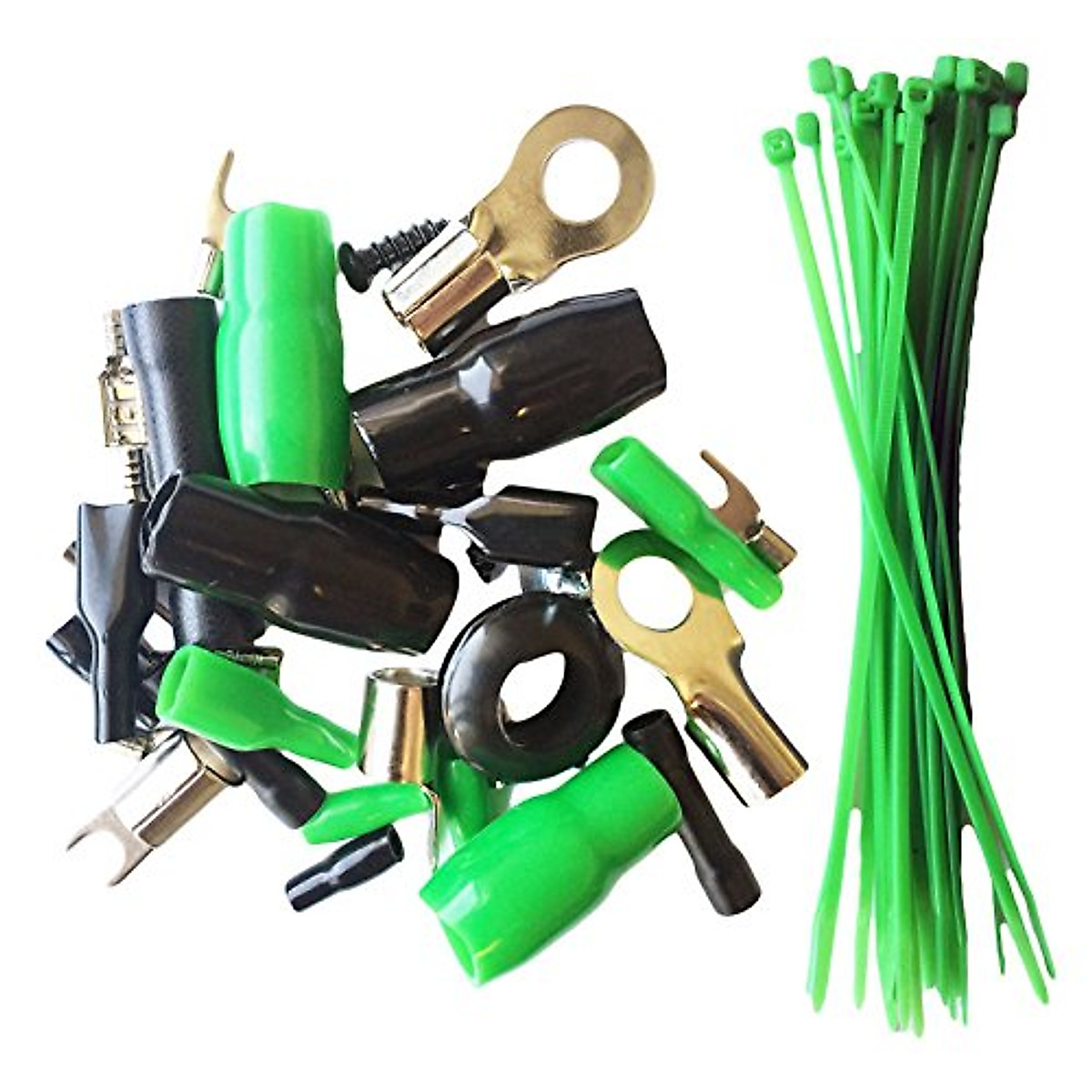 SoundBox 4 Gauge Amp Kit True AWG Amplifier Install Wiring 4 Ga 20 Ft Power Cable, 3500W