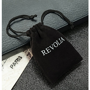 REVOLIA 22G 5Pcs Stainless Steel Nose Rings Hoop Body Piercing Jewelry 8MM