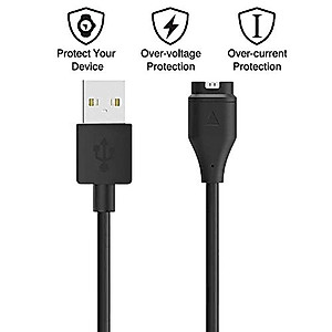 Emilydeals Charger for Garmin Instinct, Instinct 2, Instinct 2S, Replacement Charging Cable USB Cord for Garmin Instinct 2 2S Smart Watch