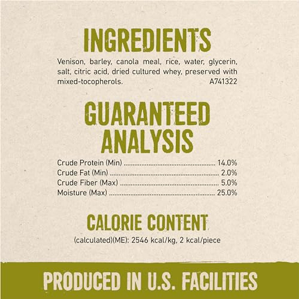 Purina Prime Meaty Tender Bits with Venison All Natural Dog Treats - 16 oz. Pouch