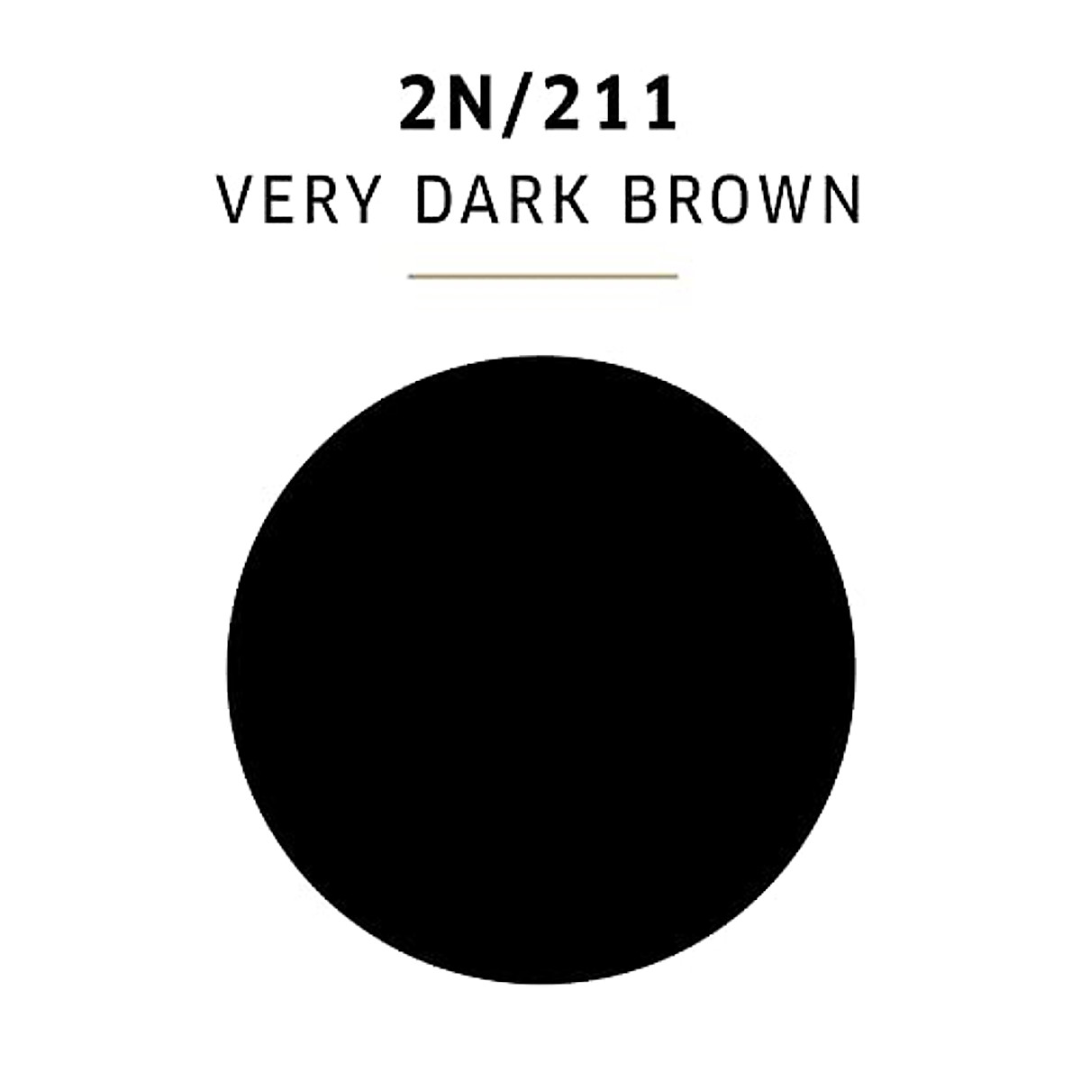 WELLA colorcharm Permanent Gel Haircolor, With Long Lasting Gelfus Technology, For Gray Coverage, 2N/211 Very Dark Brown, 2 oz