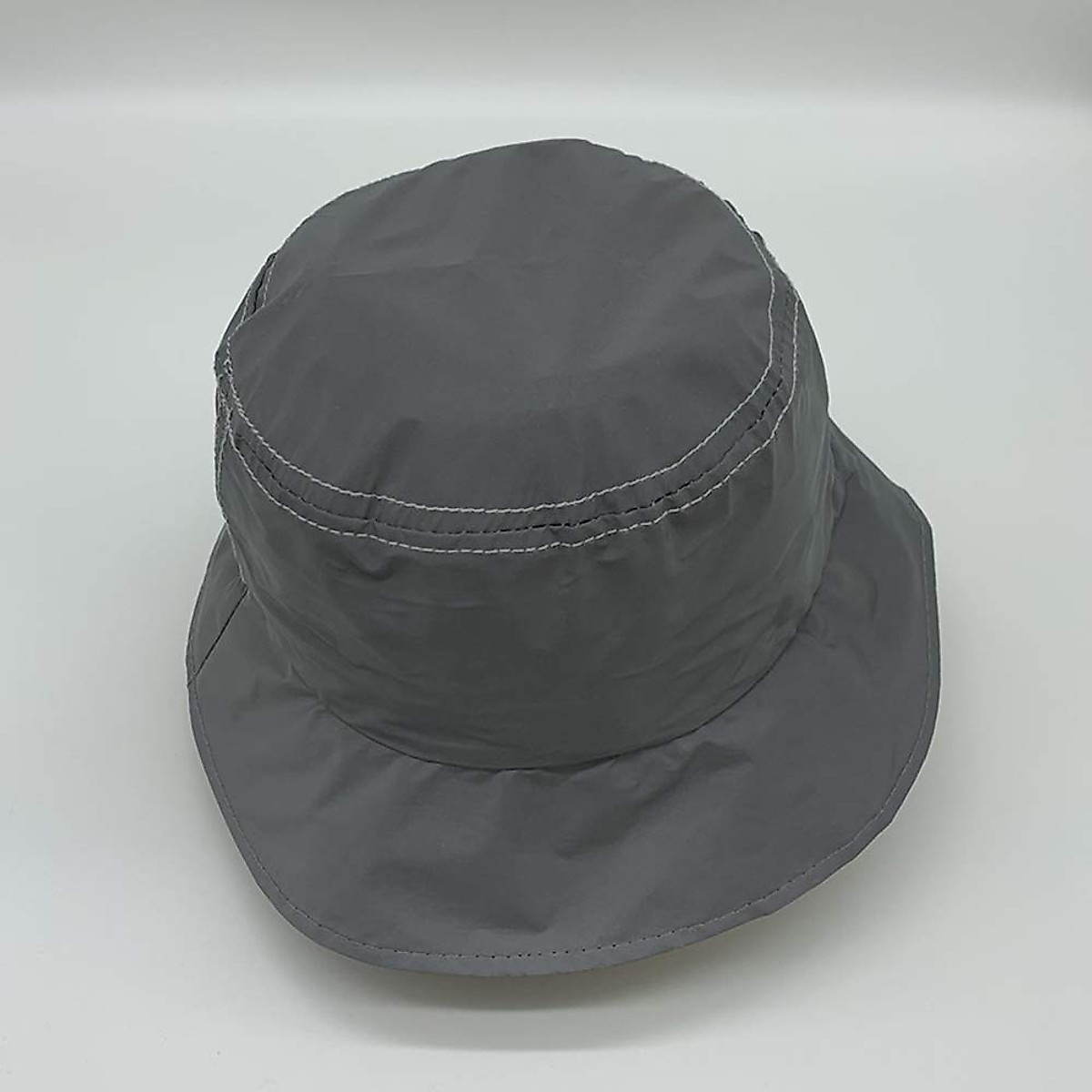 PAODIKUAI Men and Women Night Reflective Hat Runner Cap Visor Bucket Hat Flash Rave Festival Boonie Cap (Bucket Sun Hat)