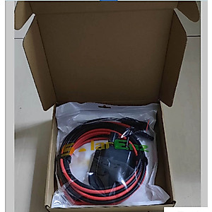 Solar Weatherproof Entry Gland Entry Housing, Through RV roof Solar Junction Box ABS Entry housing with 10Ft 10AWG Solar Extension Cable Solar Connector Solar Project on RV, Camper, Boat, Van