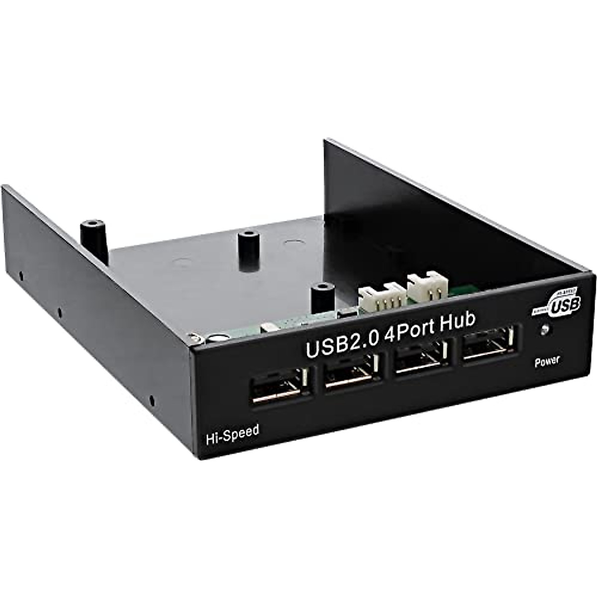 Inline 33393B Hub 8.9 cm (3.5 inch) USB 2.0 4 Ports Black