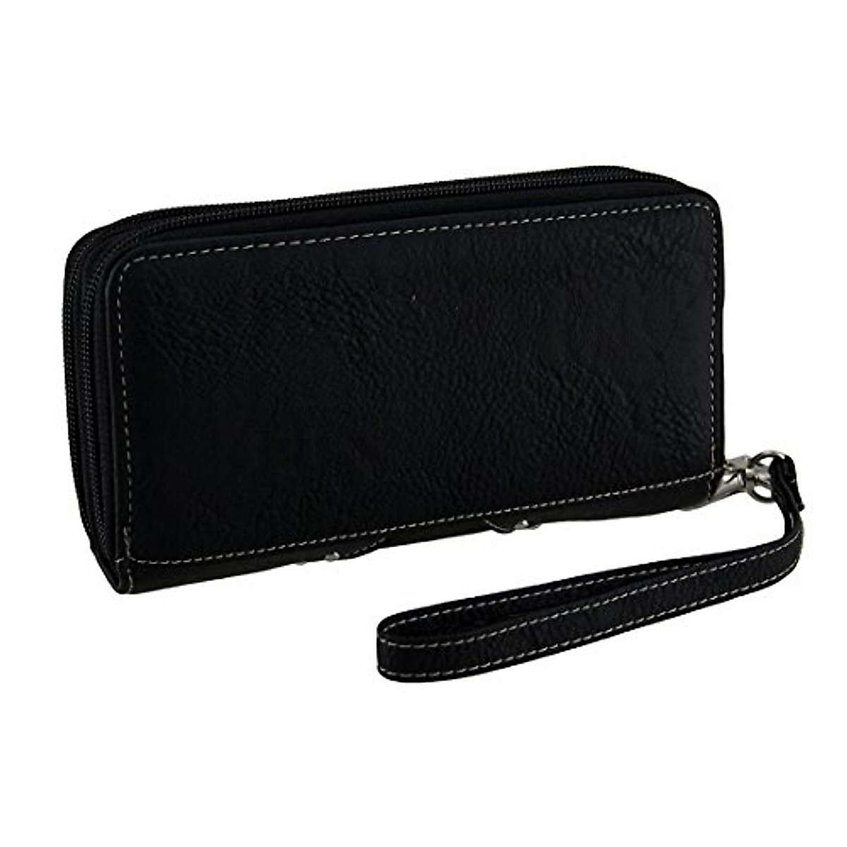 Western Embroidered Concealed Carry Purse/Wallet Set w/Rhinestone Cross