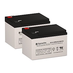 Buzz Electric Scooter Replacement Batteries - 2X 12 Volt 12AH Batteries by SigmasTek