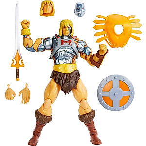 Masters of the Universe Masterverse Revelation Faker Action Figure with 30+ Articulated Joints & Swappable Heads & Hands Plus 3 Battle Accessories, 7-inch MOTU Collectible Gift