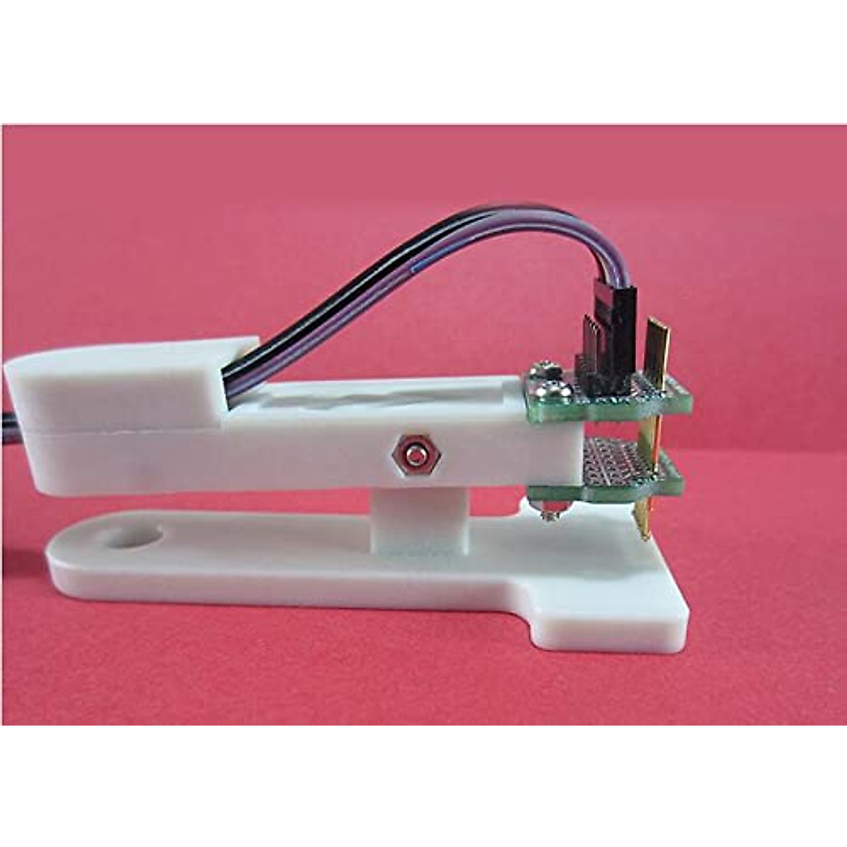 Dykbkiss Test Burning Fixture Pitch 1.27mm Test Stand PCB Clip pogo pin Debug Download Program Burn 3PIN 4P 5P 6P 7P 8P 9P 10P 11P 12P Programming Burning Clip (1.27mm Single Row, 5PIN)