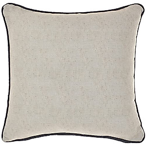 Mina Victory Pet Beds & Houses Emb Paw Prints Black 14" x 14" Throw Pillow