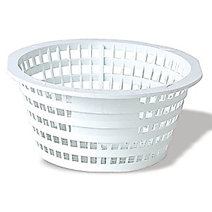Swimline Olympic ACM88 Replacement Swimming Pool Skimmer Basket White (4 Pack)