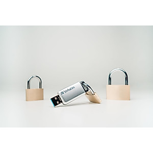 Verbatim 16GB Store'n' Go Secure Pro USB 3.0 Flash Drive with AES 256 Hardware Encryption - Silver
