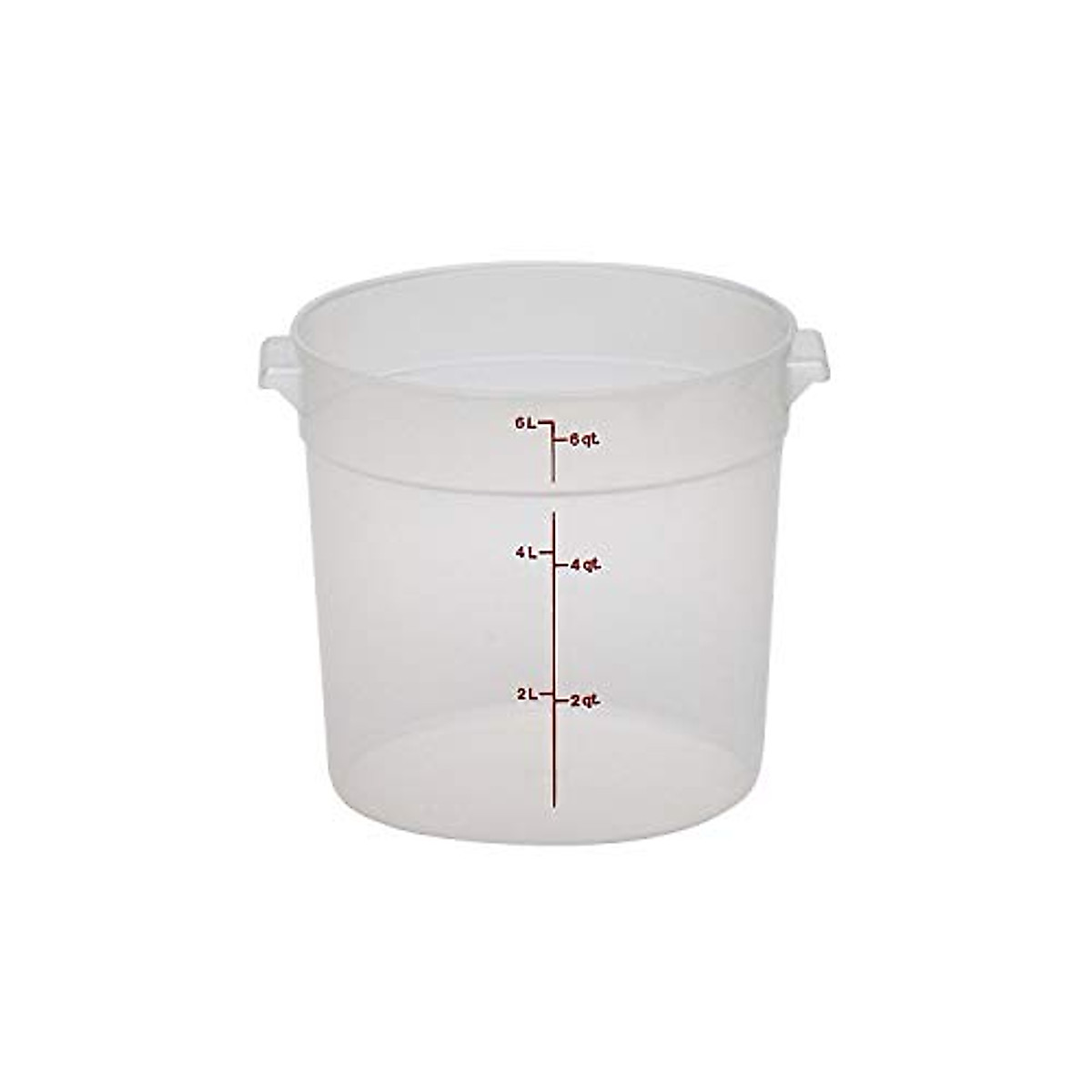 Cambro Round Translucent Container with Lid (6 qt, 2 pk.)