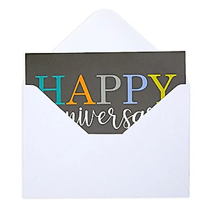 Best Paper Greetings 120 Pack Assorted Birthday and Anniversary Cards with Envelopes for Employees, Birthdays, Milestone Wedding Anniversaries, Blank Design (12 Designs, 4 x 6 Inches)