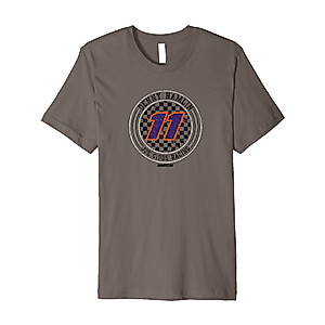 NASCAR - Denny Hamlin - Checkered Circle Premium T-Shirt