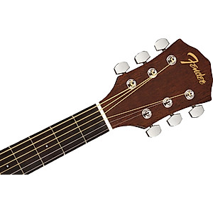 Fender DE FA-125 Dreadnought Acoustic Guitar Pack, 3-Color Sunburst, with Gig Bag and Accessories