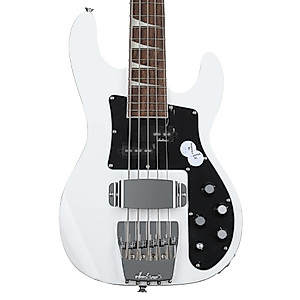 Jackson X Series 5-String Concert Bass CBXNT DX V, Snow White, Laurel Fingerboard