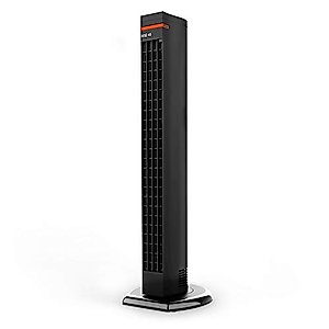 Sharper Image RISE 40 Oscillating Tower Fan with 4 Speeds, Remote Control