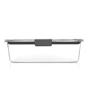 Rubbermaid Brilliance Leak-Proof Food Storage Containers with Airtight Lids, Set of 5 (10 Pieces Total) |BPA-Free & Stain Resistant Plastic