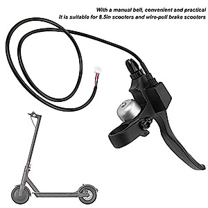 Brake Lever with Bell, 8.5in Electric Scooter Brake Handle Brake LeverReplacement