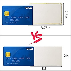 70 Pcs Place Cards Blank Fillable Banquet Seat Card with Gold Foil Frame, Place Cards for Table Setting, Escort Cards, Name Cards, Wedding Place Cards for Wedding, Table, Dinner Parties, 2.5" x 3.75"