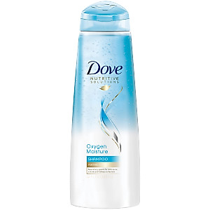Dove Shampoo for Fine Hair Oxygen Moisture weightless hair care system for 95% more volume in flat hair 12 oz