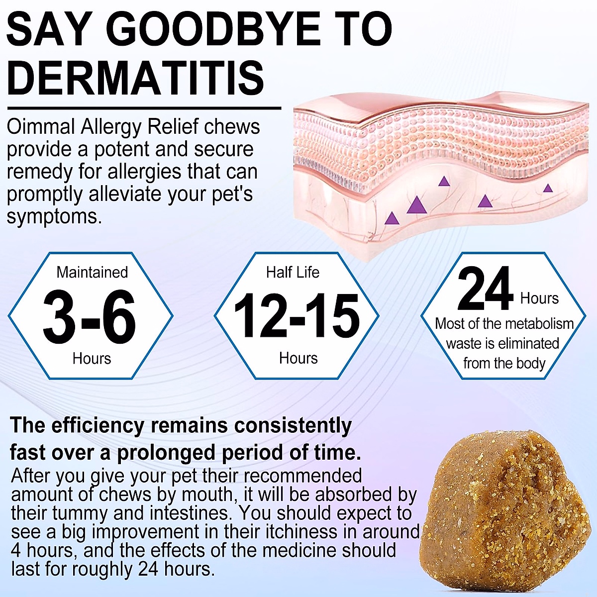 Itchy Dog Skin Relief,Anti Itch Dog Treats,150 counts Allergy Relief for Dogs,Itch Skin Relief Soft Chews,Omega 3-Enzymes,Improved Immune Support&Seasonal Allergies (150 counts anti itch dog treats)