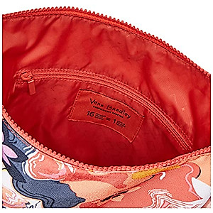 Vera Bradley Women's Recycled Lighten Up Reactive Hipster Crossbody Purse, Rosa Agate, One Size