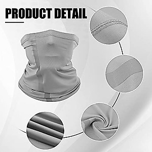 4 Pcs Hard Hat Sun Shade Full Brim Hardhat Sun Visor Bandana Face Scarf Neck Protection Summer Accessories (Black, Gray)