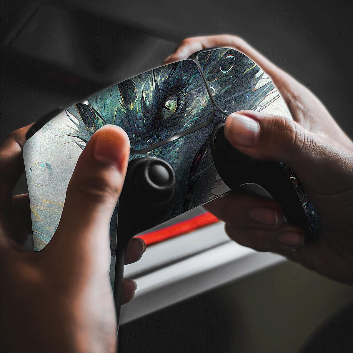 PS5 Accessories, PS5 Skins for Console and Controller, Anime Cover, Durable, Scratch Resistant, Bubble-Free - Vinyl Sticker for Playstation 5 Disc Version CD-ROM (Dragon-Balls)