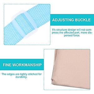 Healifty 1pc Strap Loose Leaf Binder Chest Belt Rib cage Protector Binder Clips Rib Injury Fracture Broken Rib Brace Chest Support Brace Gambrel Protective Film Medical Women's Cloth White