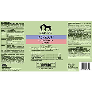 Equicare Farnam Flysect Citronella Spray, 32 fl. oz.