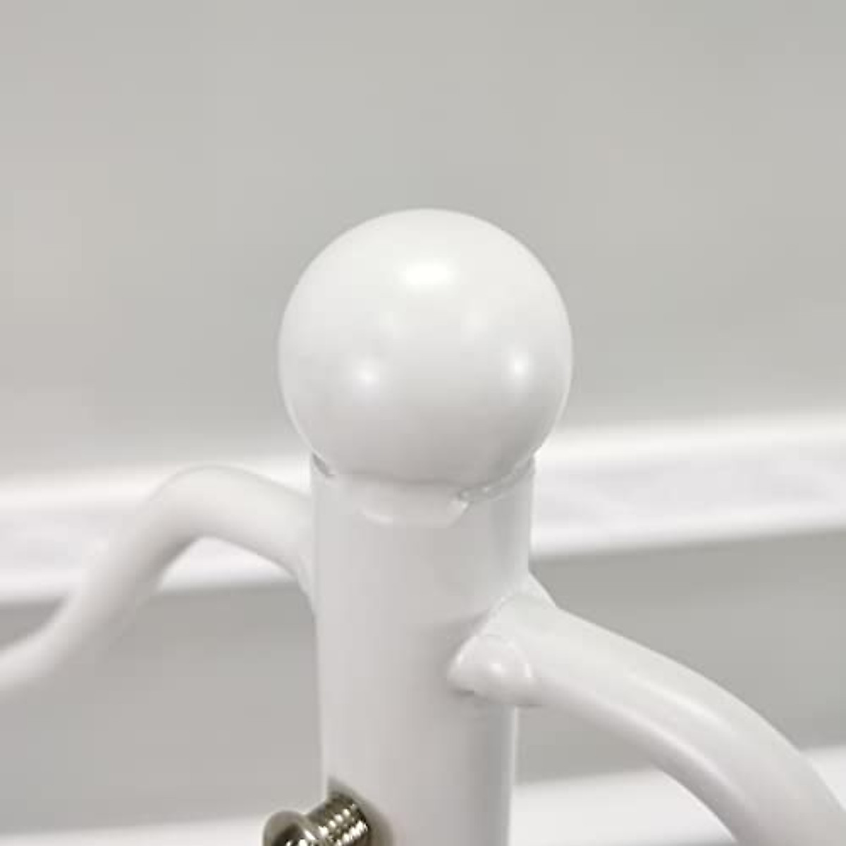 FixtureDisplays® White Garment Hanger Stand Floor Counter Jacket Blouse Sweater Shirt Display Adjustable Height 25-50" 16907-1PK-NF