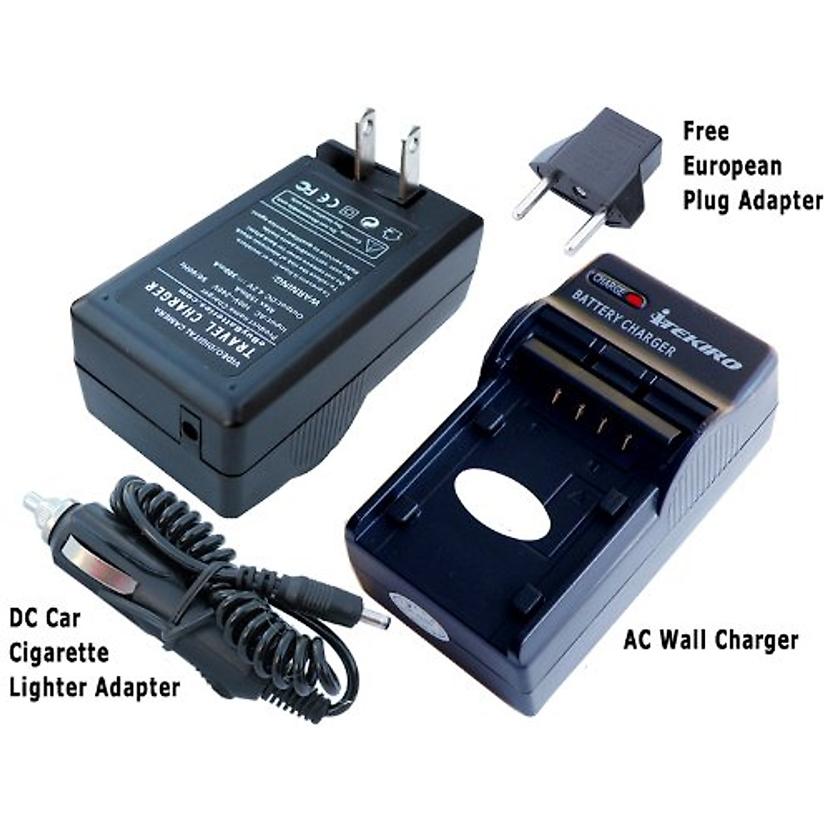 iTEKIRO Replacement Battery Charger Kit for Polaroid t730 t831 t833 Digital Cameras (NOT for Polaroid T737)