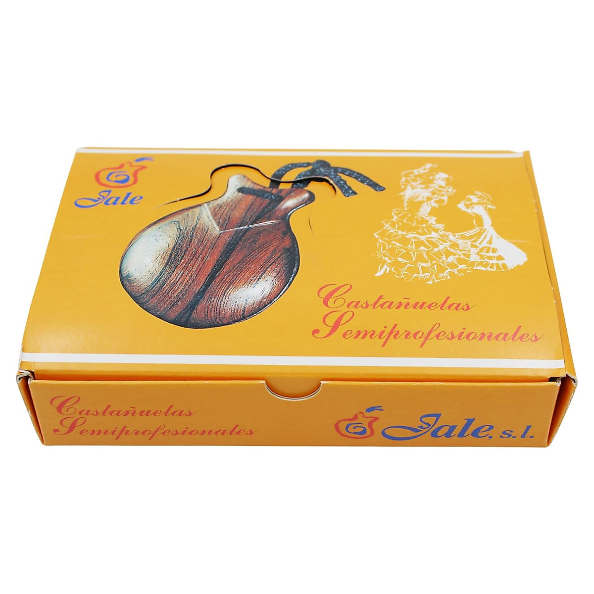 Semi-Professional Jale Spanish Flamenco Castanets Castañuelas Bubinga Caoba Made In Spain Ref#108 (8)