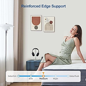 8 Inch Full size Mattresses , New Memory Foam Hybrid Full Mattress in a Box, Individual Pocket Spring Breathable Comfortable for Sleep Supportive and Pressure Relief, Medium Firm Mattresses (Full)