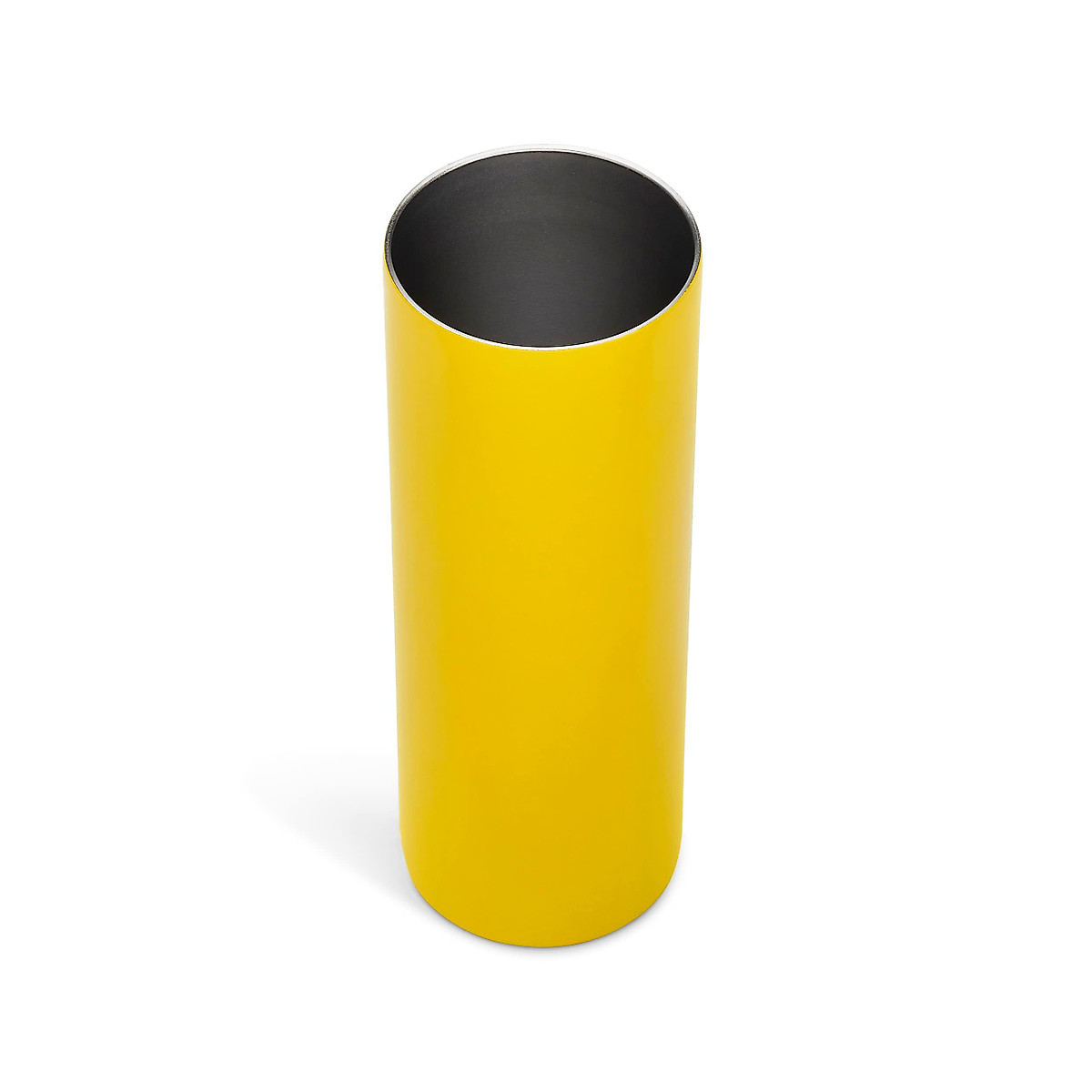 makerflo 20oz Powder Coated Tumbler Craft-Ready Insulated Stainless Steel for DIY Gifts & Personalization (Laser Engravable)-(Yellow, 1 pack)