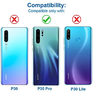 MMOBIEL Front Glass Repair Kit Compatible with Huawei P30 Pro - 6.47 inch 2019 - Lens Screen Replacement Repair Kit - Incl. Toolkit - Black