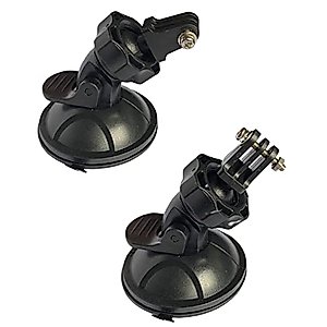 Glucrean Dash Cam Mount Compatible with 70mai Smart Dash Cam 1S / 70mai Dash Cam M300, Suction Cup Mount Easy to Install and Use, Strong Suction Power Hight Durability and Removeable 2 Pcs