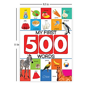 My First 500 Words: Early Learning Picture Book