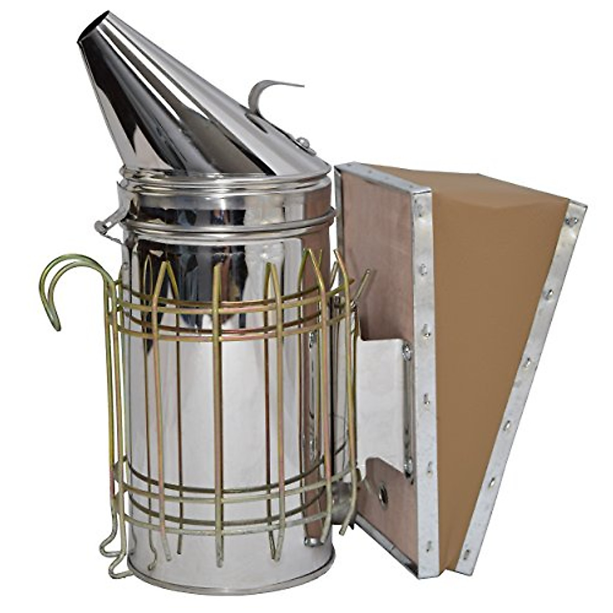 VIVO Beekeeping Starter Tool Kit, Set of 4, Bee Hive Smoker, Brush, Frame Grip, and Stainless Steel J-Hook Lifter Equipment BEE-KIT2