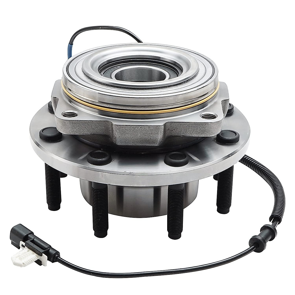 Detroit Axle - 4WD Front Wheel Bearing Hub for Ford F-250 F-350 Super Duty 2011-2016, Replacement 2012 2013 2014 2015 F-250 F-350 Super Duty (SRW Models) Wheel Bearing and Hub Assembly