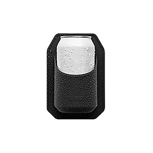 Tooletries - Shower Drink Holder - 100% Silicone Can Holder for Beer or Soda - Bathroom Accessory - Silicone-Grip Technology, No Adhesive Needed - in Partnership with 30 Watt - Charcoal