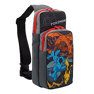 Nintendo Switch Adventure Pack (Pikachu, Charizard, and Lucario) Travel Bag - Officially Licensed by Nintendo & Pokémon