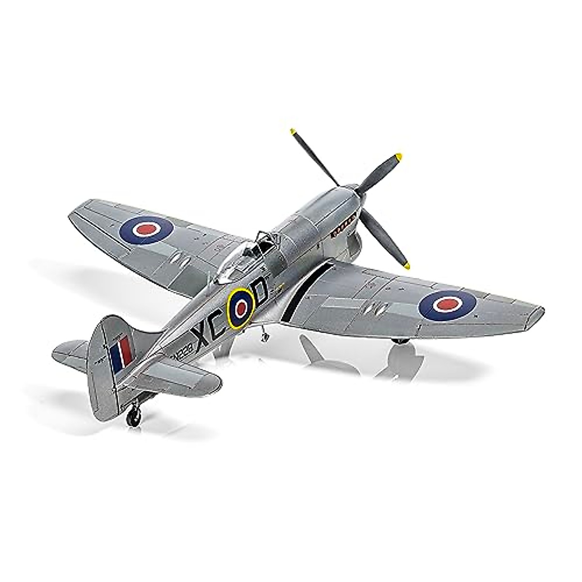 Airfix Model Airplane Kit Gift Set - A02110 Hawker Tempest Mk.V Post War, Plastic Plane Model Kits for Adults & Kids 14+, Skill Level 2, 1:72 Scale WW2 Military Aircraft Models for Beginners