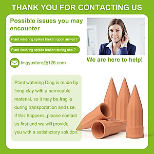 TKSCUSR 12 Pcs Self Watering Spikes Small Terracotta Plant Watering Stakes Devices Vacation Self-Watering Stakes for Indoor/Outdoor Plants